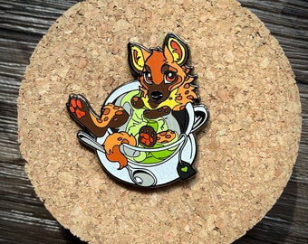 Big and Wild non Dogs: Spotted Hyena Gold Hard Enamel Pin 1.75 - Etsy