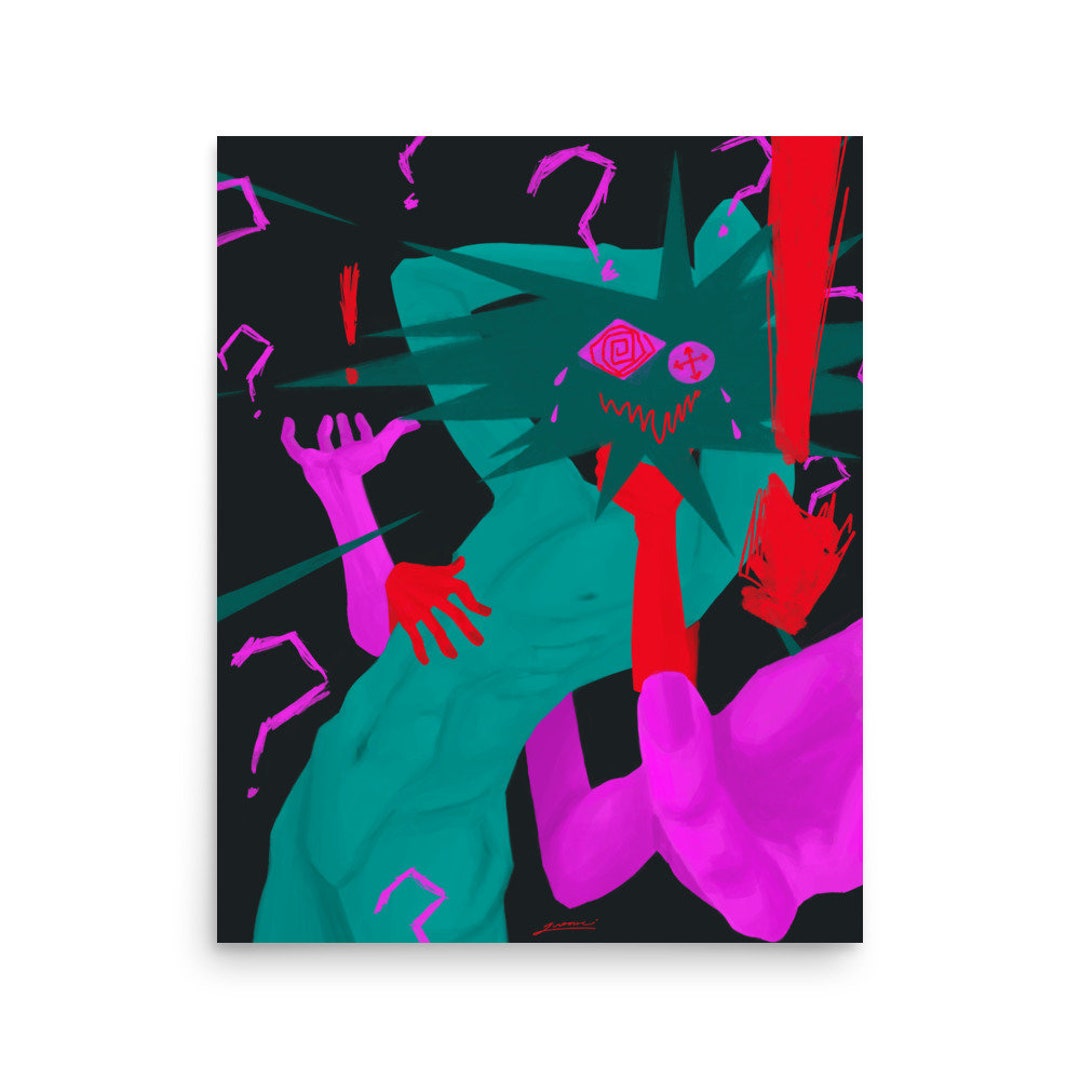 Shock?! Art Print - Etsy