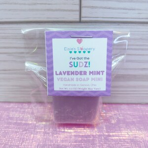 Lavender Mint Mini Soap | Vegan Soap | Artisan Soap | Mini Bar Soap ...
