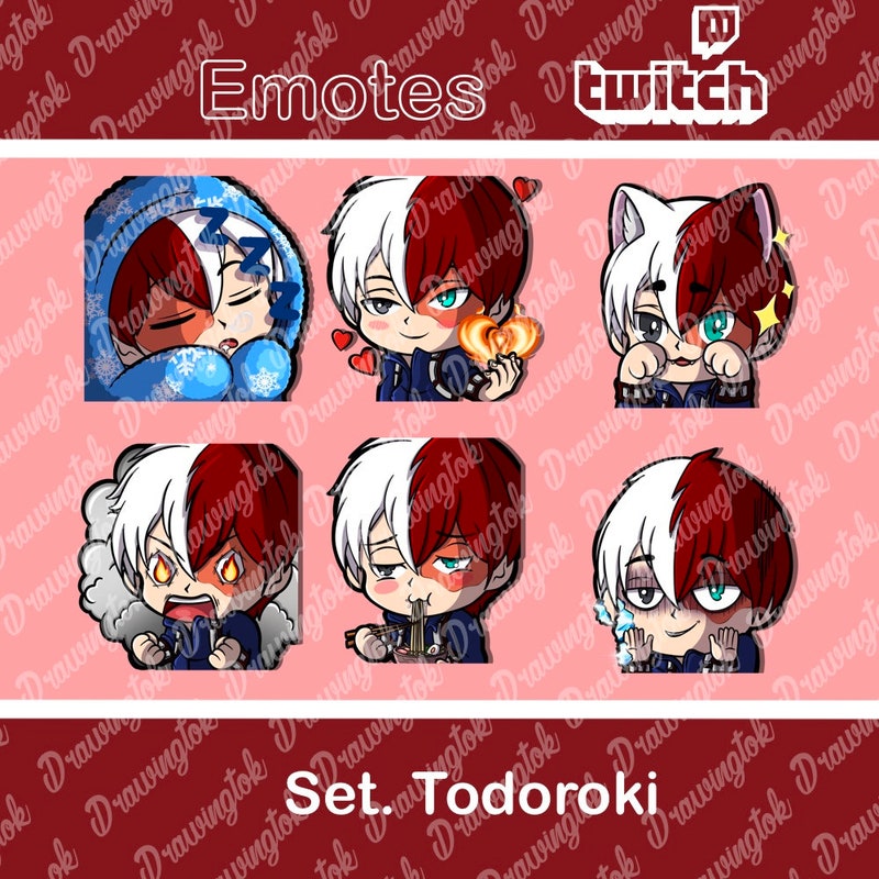 Todoroki Drawing - Etsy