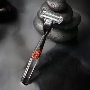 Personalized Wood Resin Razor, Shaving Accessories, Razor With ...