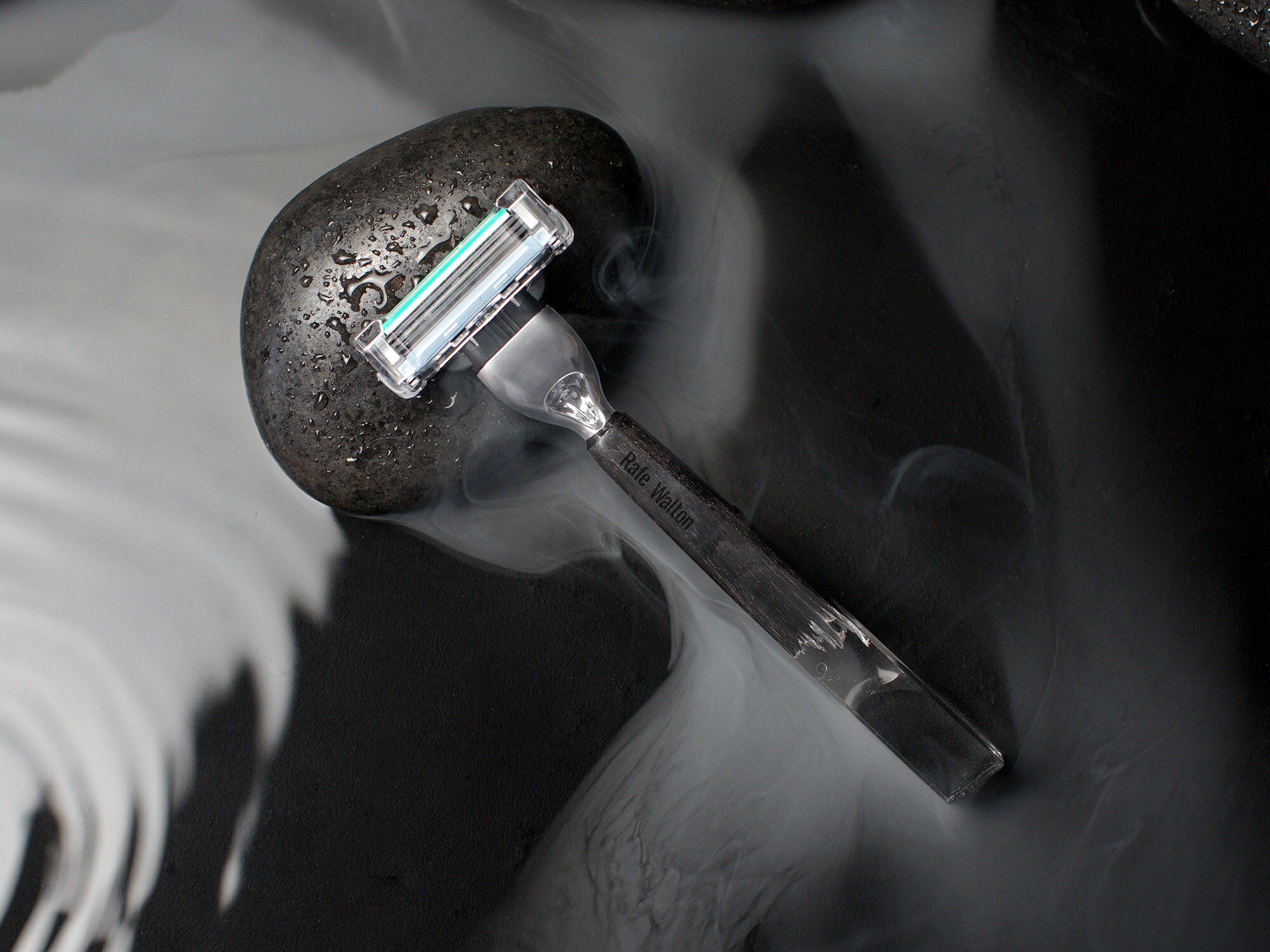 Personalized Wood Resin Razor Shaving Accessories Razor With - Etsy