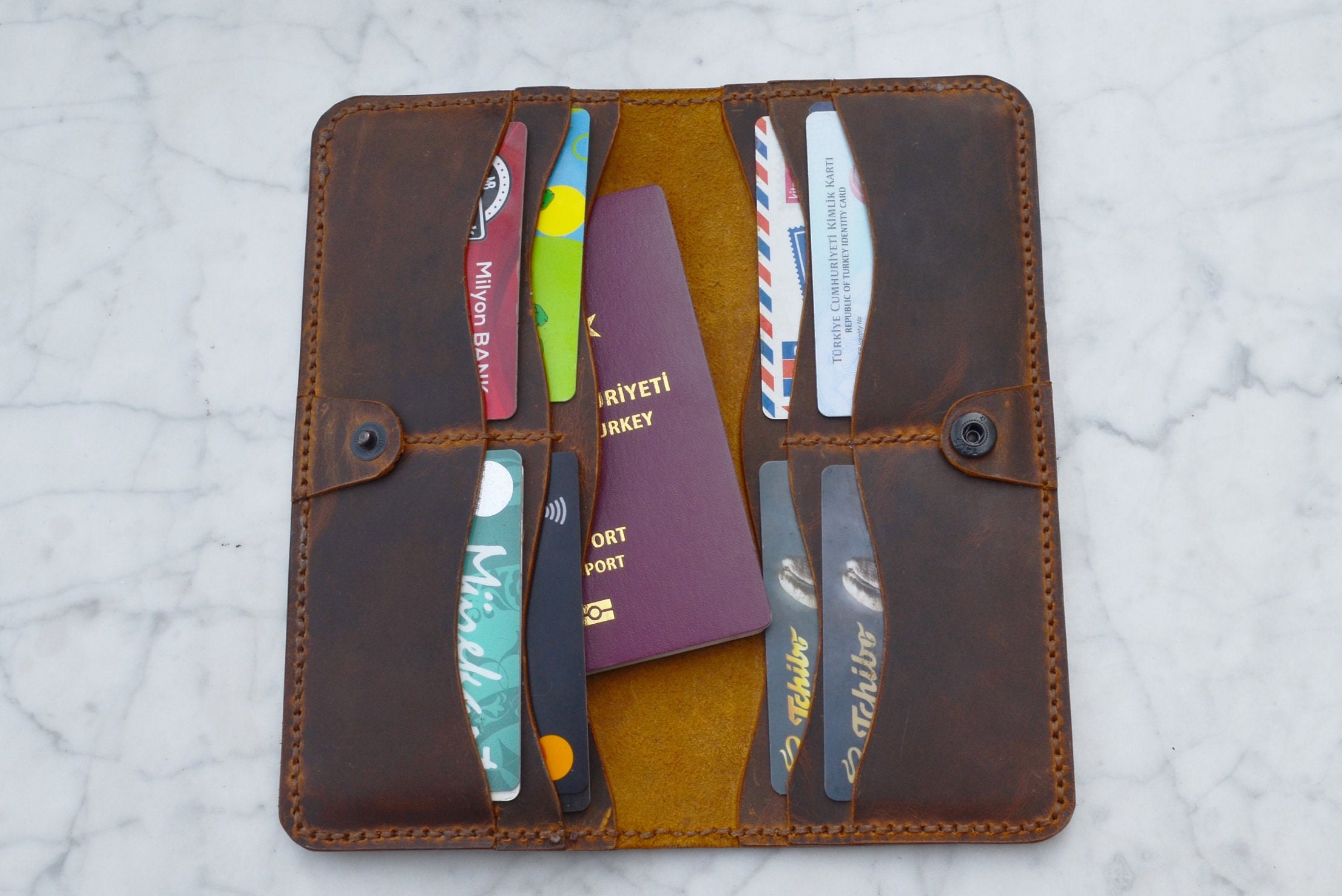 Long Wallet PDF Pattern | PDF Leather Template | Long Women's Wallet ...