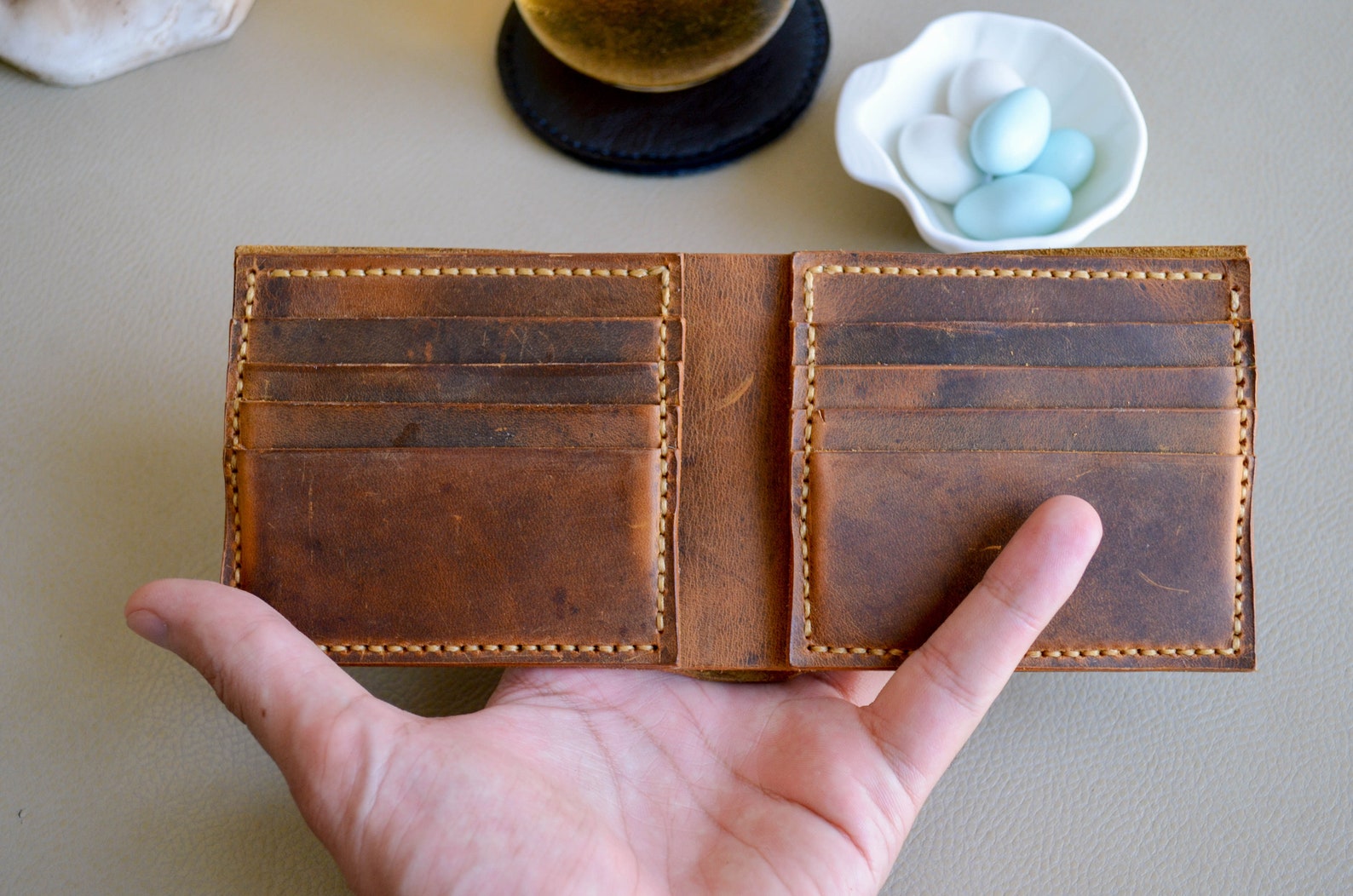 Leather Bifold Wallet Pattern: Cardholder Template (a4/letter PDF) - Etsy