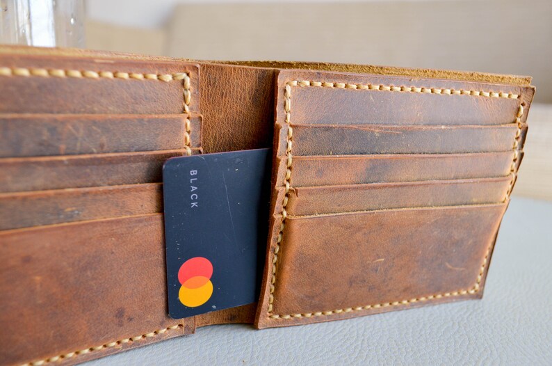 Leather Bifold Wallet Pattern: Cardholder Template (a4/letter PDF) - Etsy