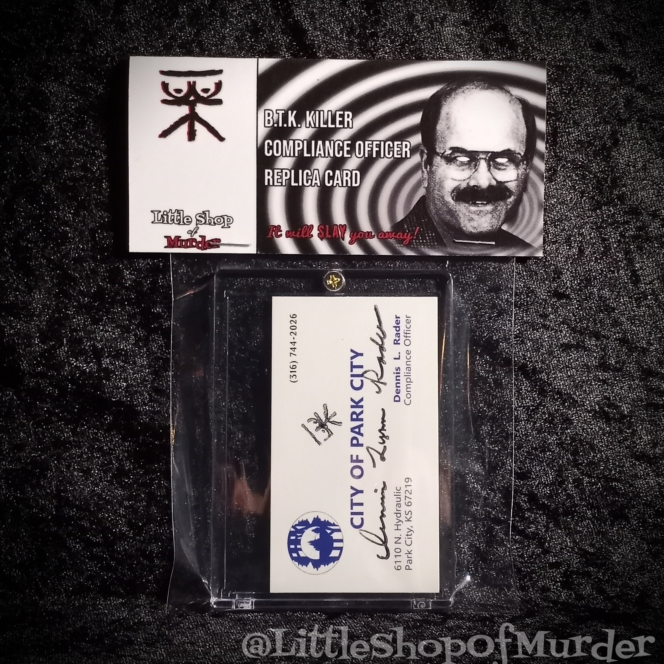 Serial Killer Dennis Rader BTK Killer Business Card | Etsy