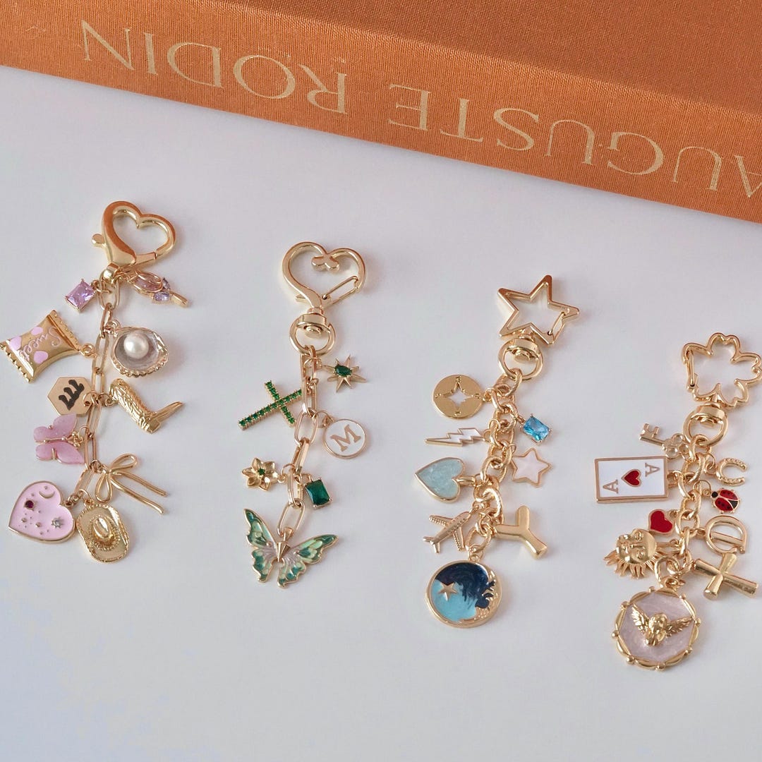 Personalized Charm Keychains, Custom Handbag Charms, Unique Car ...