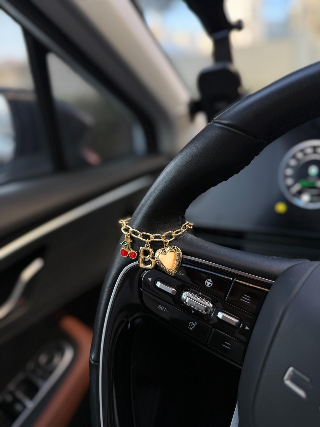 Custom Car Charm Chain – Build Your Own Steering Wheel Bling With Photo ...