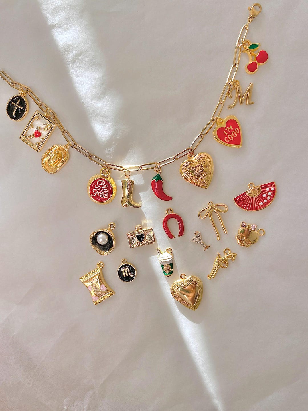 Build Your Own Custom Charm Necklace/bracelet Pick Your Charms ...