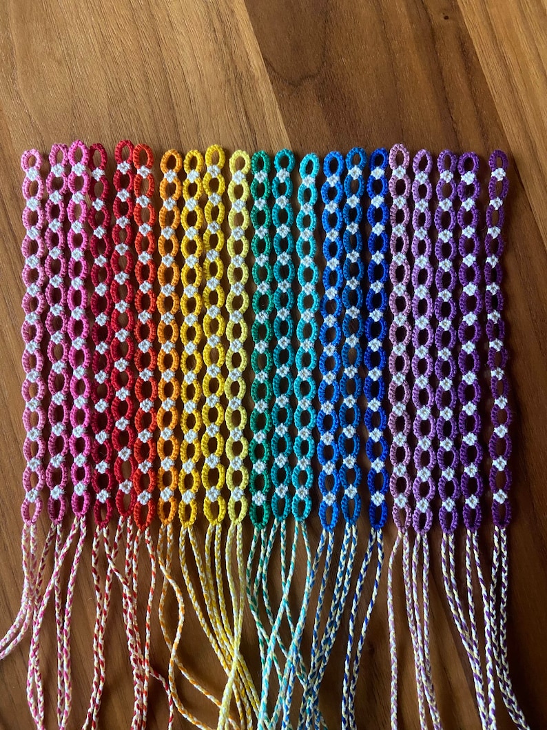 Daisy Chain Friendship Bracelets - Etsy