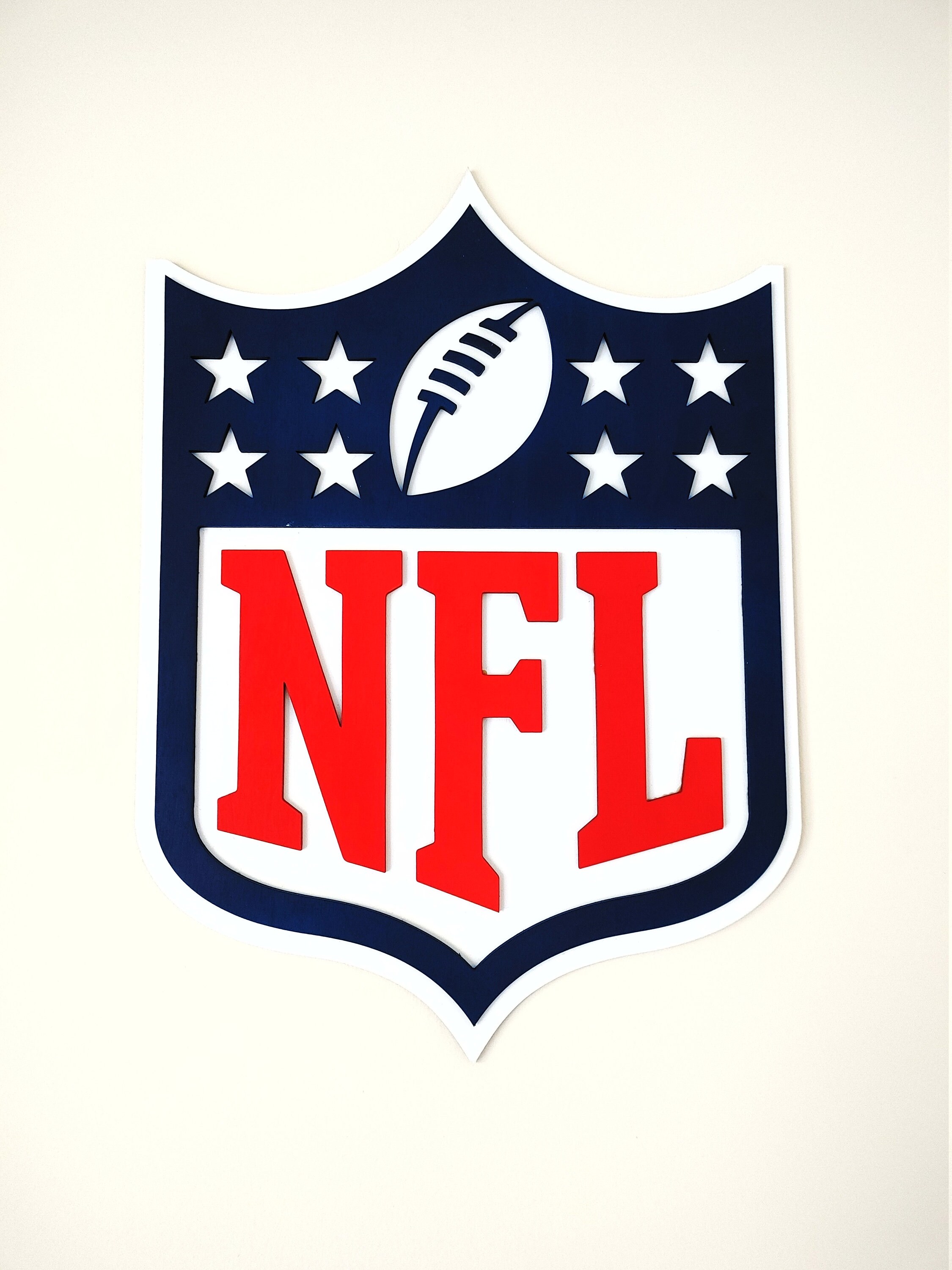 MLB Logo Sign Wood Mancave Wall Decor Major League Baseball Wooden ...