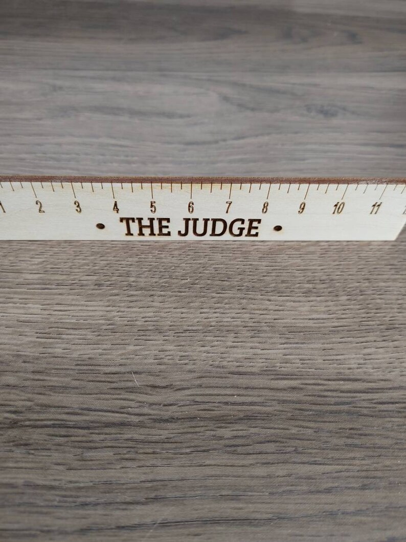 THE JUDGE Ruler MALE Enhancement Ruler 6 Inch Ruler Funny Gag Gift - Etsy