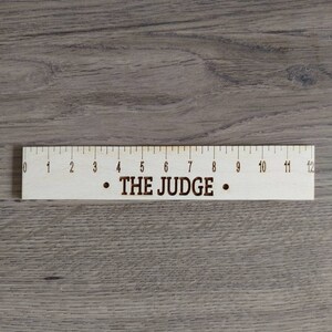 THE JUDGE Ruler MALE Enhancement Ruler 6 Inch Ruler Funny Gag Gift - Etsy