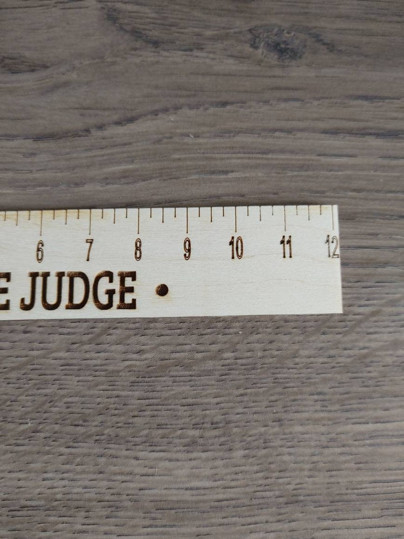 THE JUDGE Ruler MALE Enhancement Ruler 6 Inch Ruler Funny Gag Gift - Etsy
