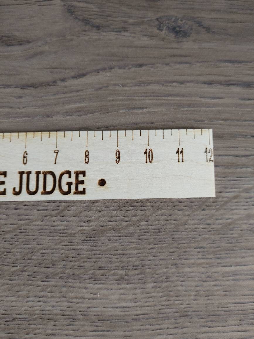 THE JUDGE Ruler MALE Enhancement Ruler 6 Inch Ruler Funny Gag Gift - Etsy