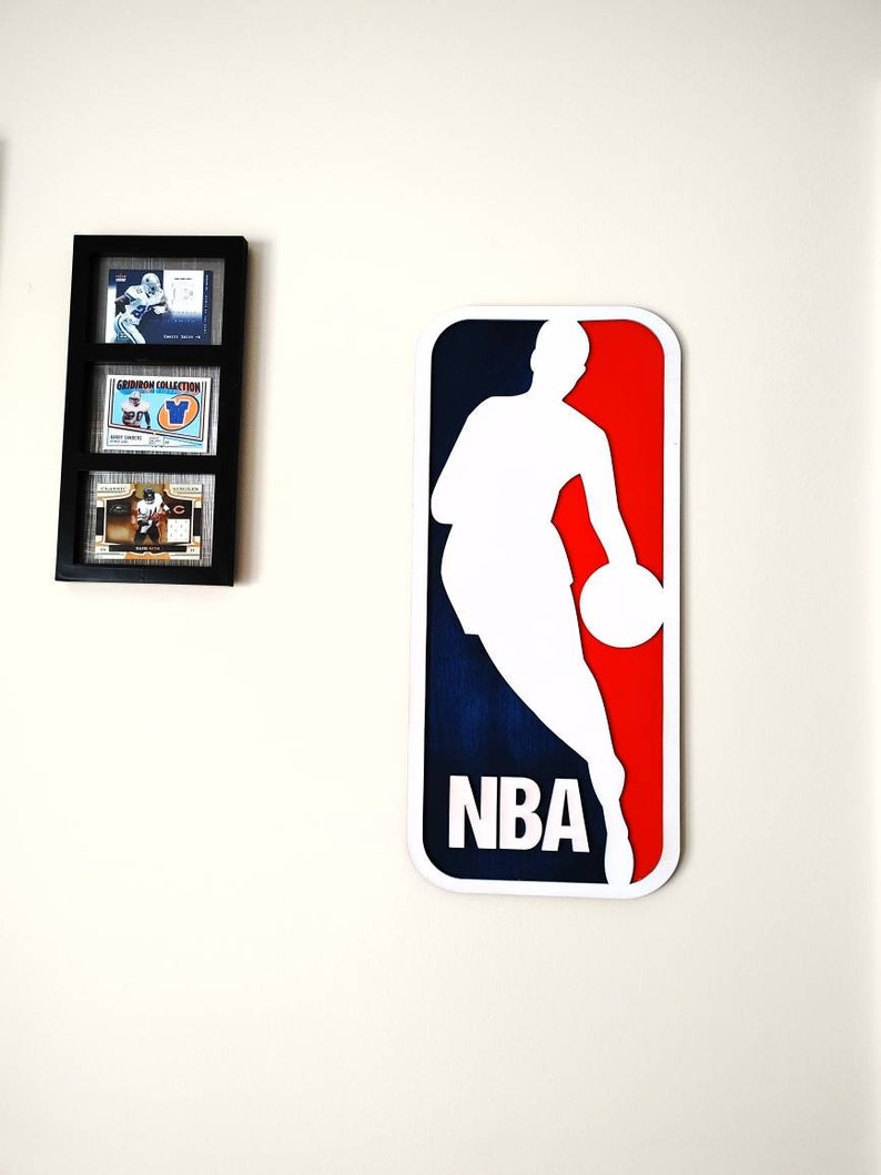 MLB Logo Sign Wood Mancave Wall Decor Major League Baseball Wooden ...