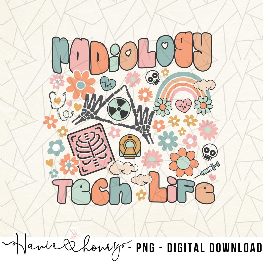 Rad Tech Png - Groovy Rad Tech Png - Retro Boho Png - X-ray Tech Png ...