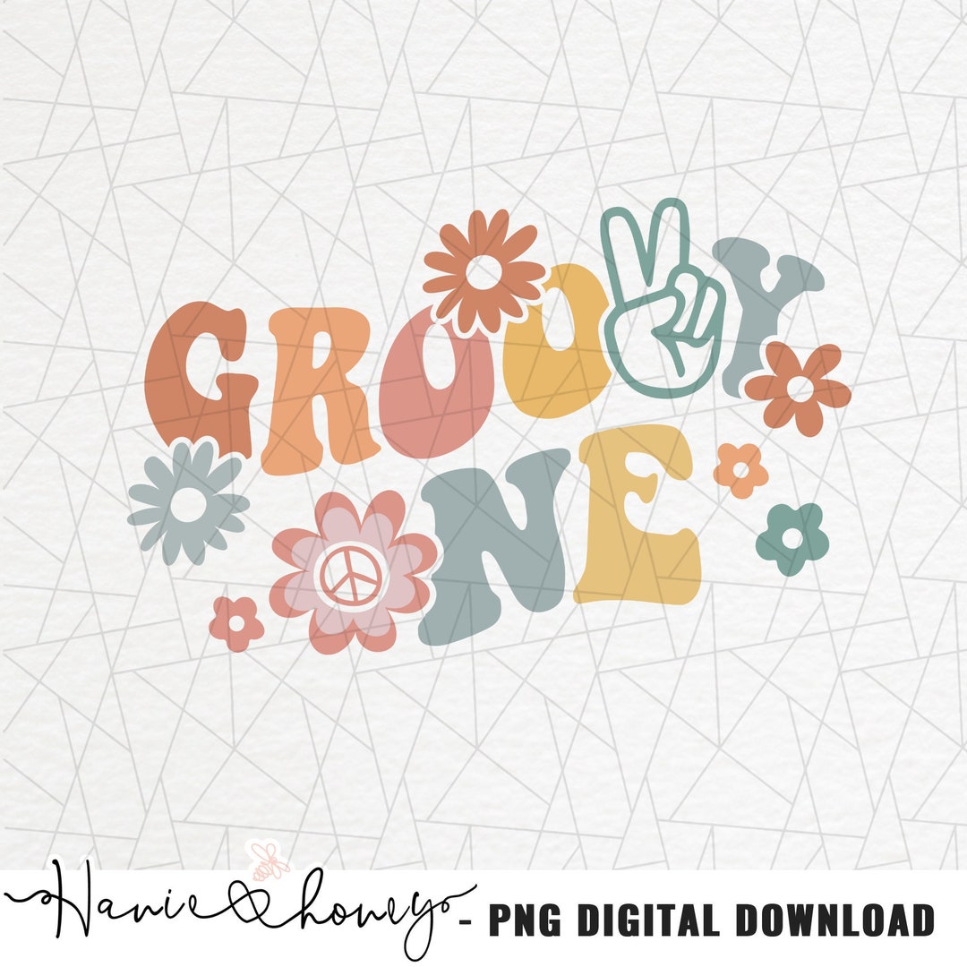 Groovy One Png Girls Birthday Png Girls First Birthday Png - Etsy
