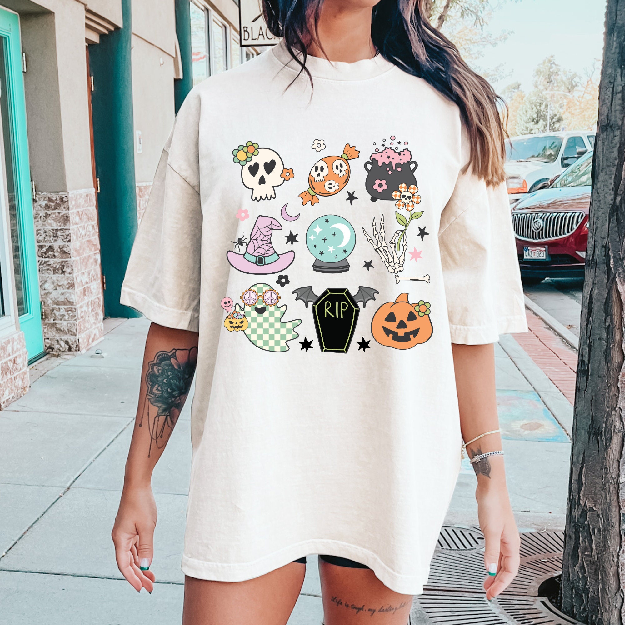 Groovy Halloween Png - Halloween Png - Vintage Halloween Png - Fall ...