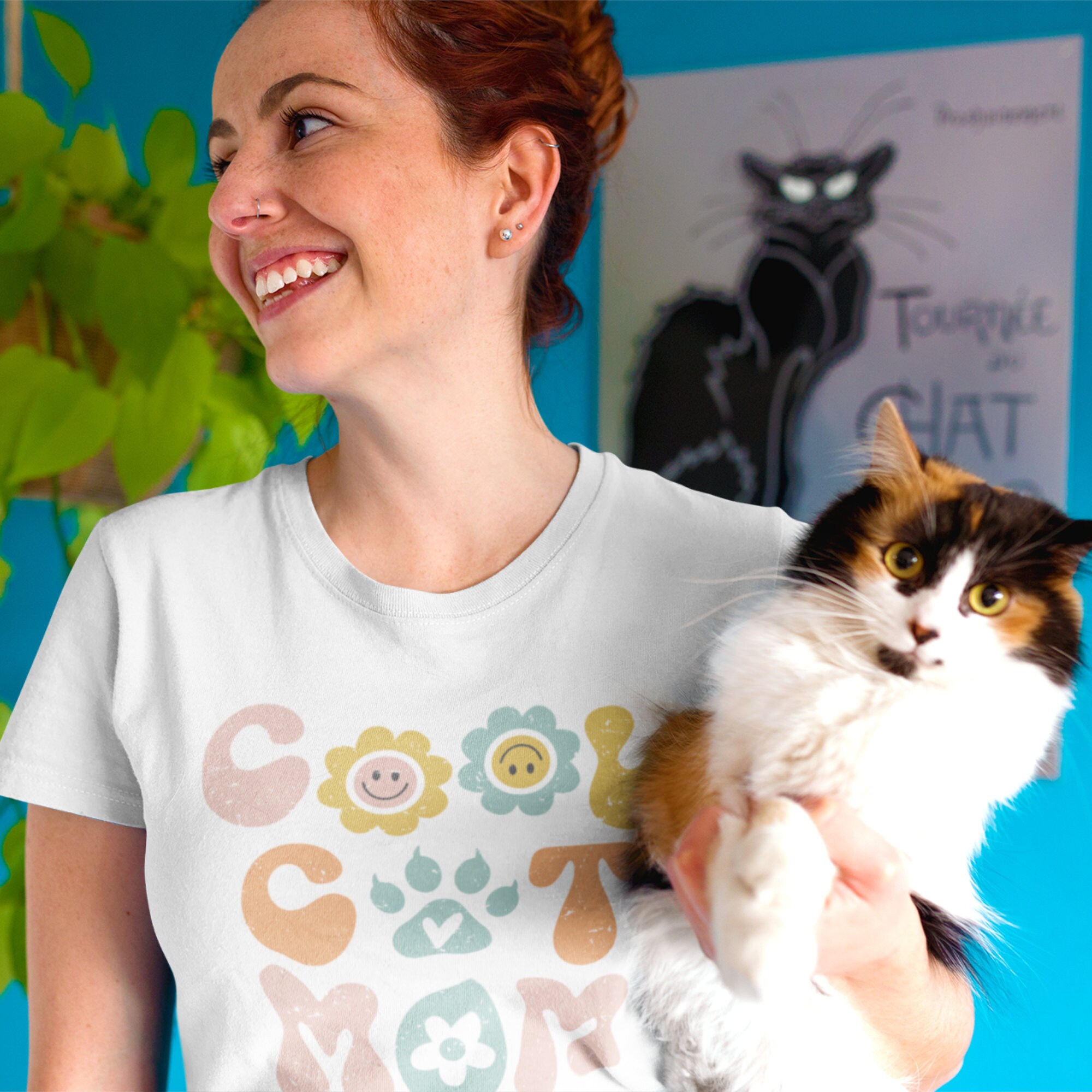 Cool Cat Mom Png Cat Mom Png Fur Mom Png Cat Lover Png - Etsy