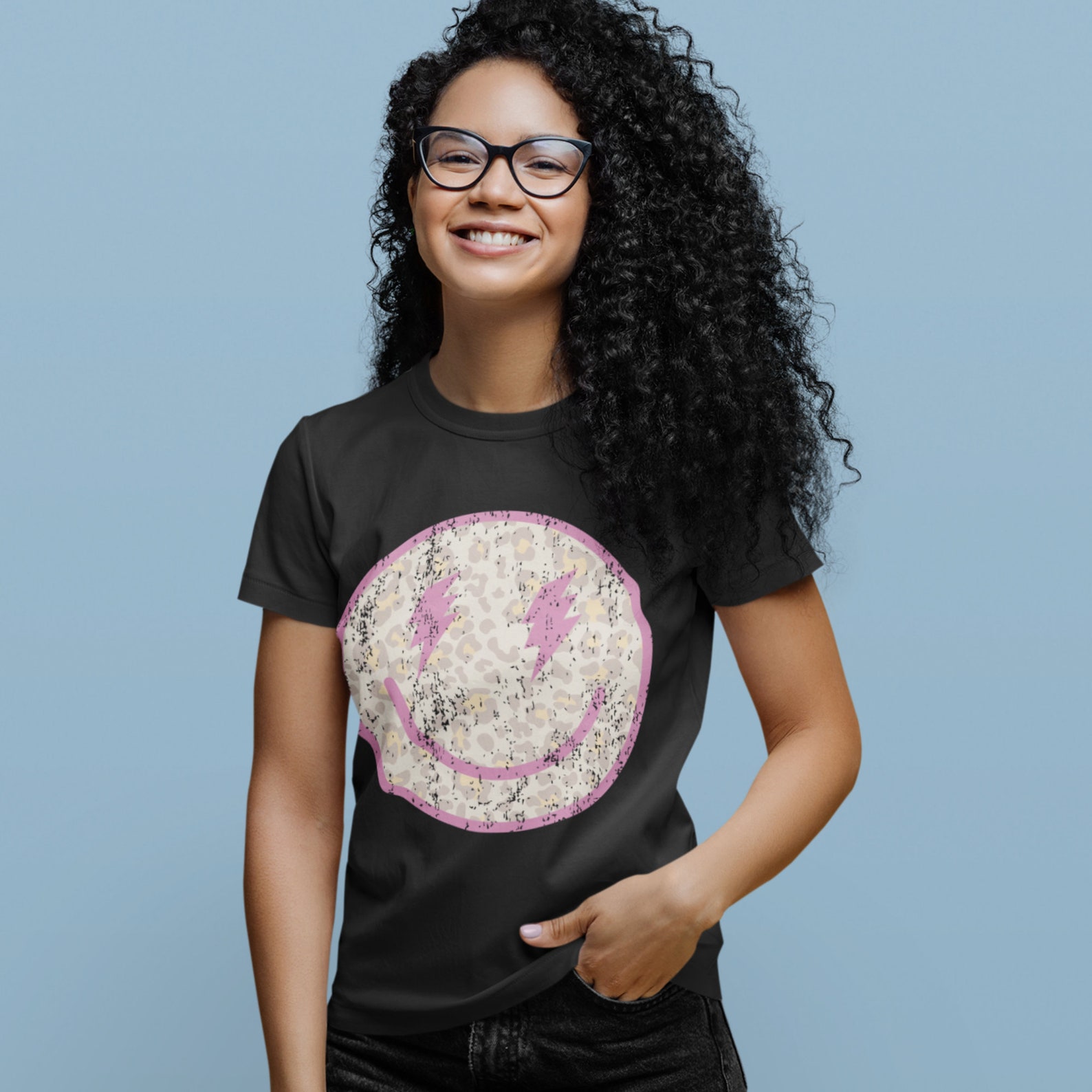 Leopard Happy Face PNG - Retro Png - Clipart - Designs Downloads ...