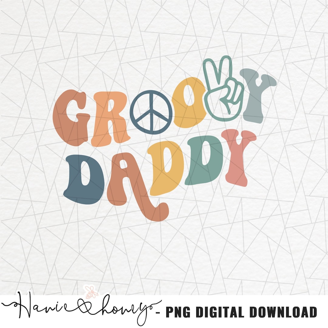 Groovy Daddy Svg/png - Dad Shirt Png - Matching Mom and Dad Shirt ...