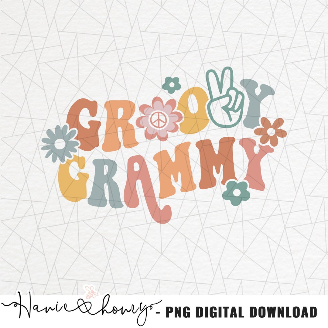 Groovy Grammy Png - Groovy Grammy Shirt - Groovy Grammy Design -retro ...