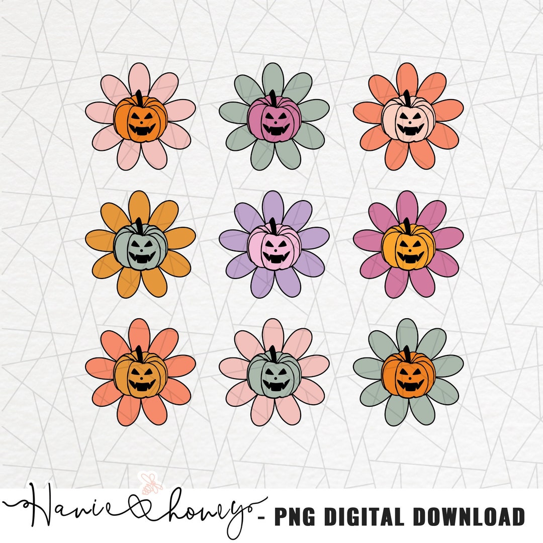 Groovy Pumpkin Png - Pumpkin Sublimation - Autumn Png - Halloween Shirt ...
