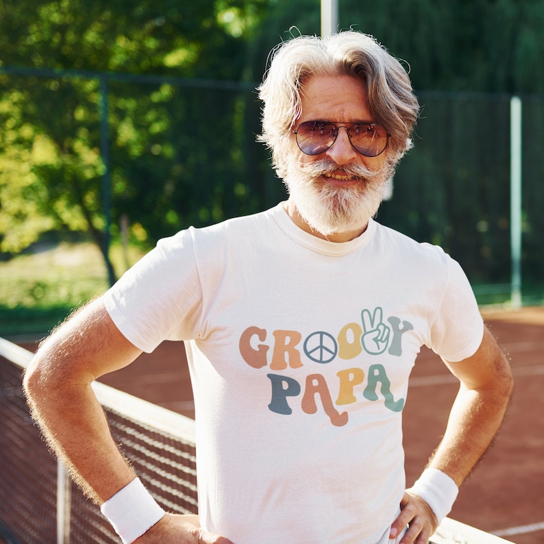 Groovy Papa Png - Papa Shirt Png - Retro Papa Png - Hippie Png - Groovy ...