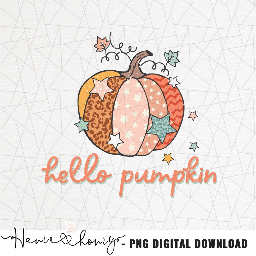 Leopard Print Pumpkin PNG - Pumpkin Sublimation - Autumn Png - Retro ...