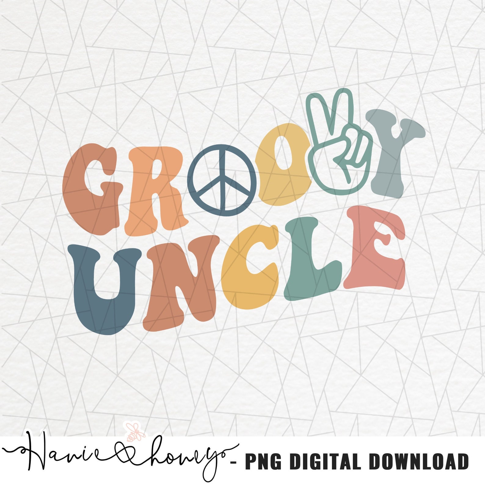 Groovy Uncle Png Uncle Shirt Png Retro Uncle Png Hippie - Etsy