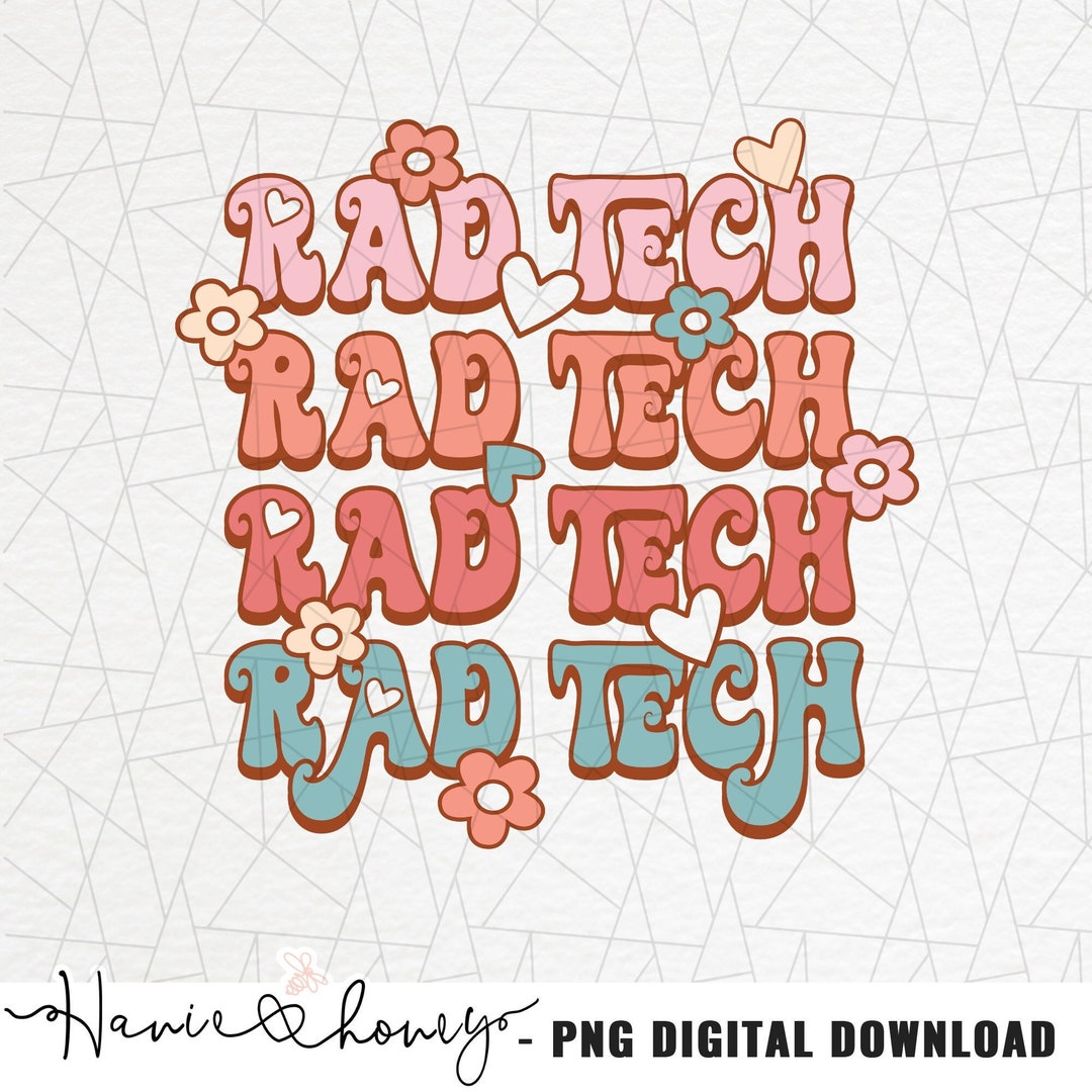 Rad Tech Png - Groovy Rad Tech Png - Retro Boho Png - X-ray Tech Png ...