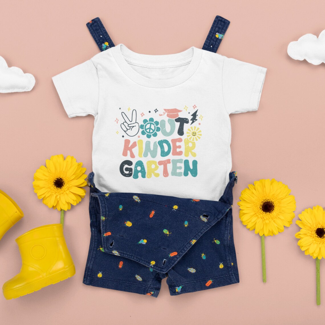 Peace Out Kindergarten Png Last Day of School Png - Etsy