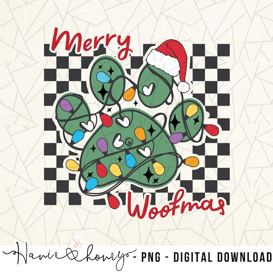 Merry Woofmas PNG - Merry Christmas Png - Christmas Dog Mama Png ...
