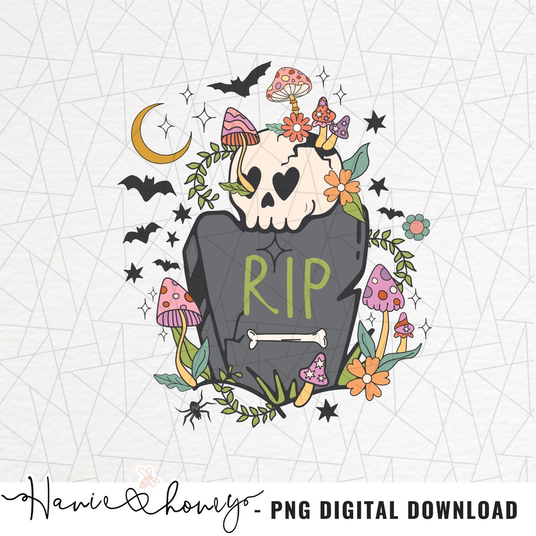 Groovy Halloween Png - Halloween Png - Vintage Halloween Png - Fall ...