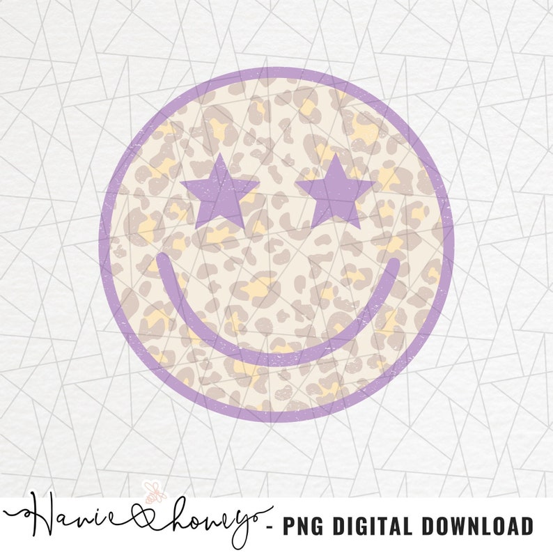 Leopard Happy Face PNG - Retro Png - Clipart - Designs Downloads ...