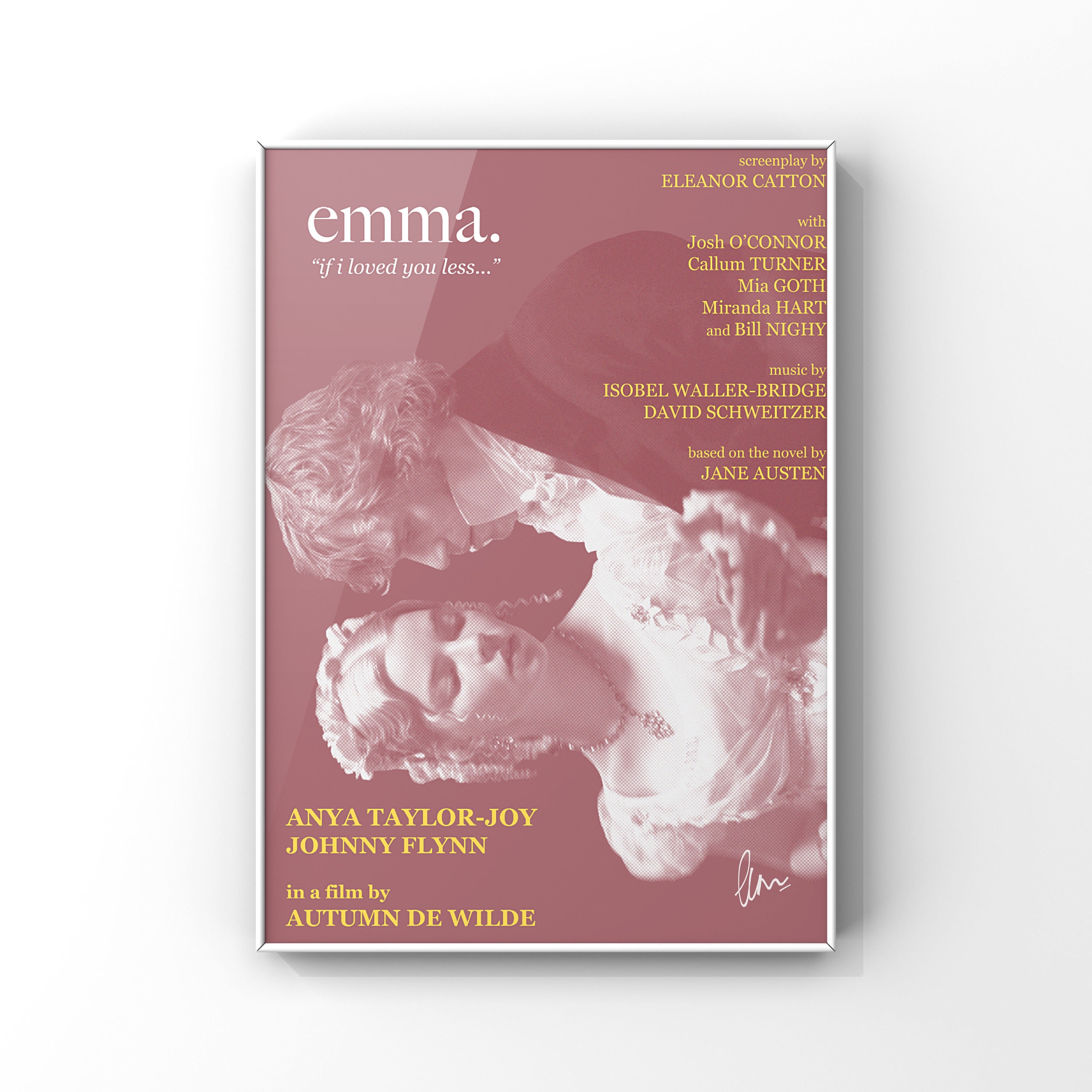 Emma (2020) - French New Wave Movie Poster [digital Download] - Etsy