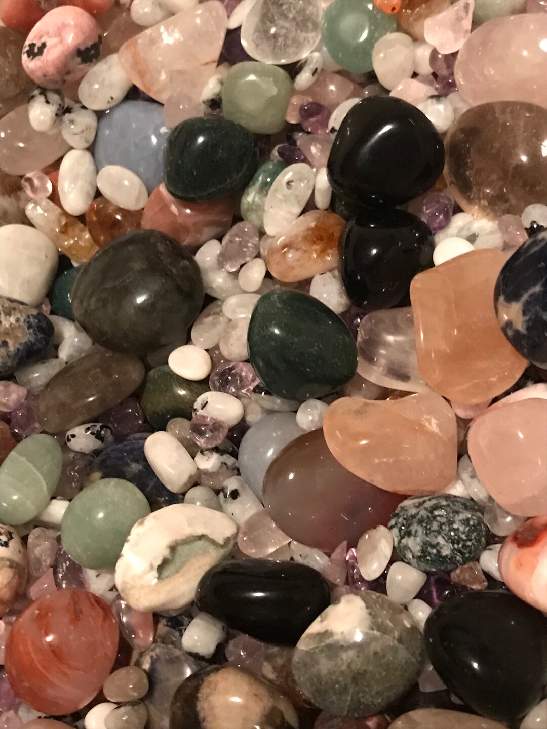 Crystal Confetti Lucky Crystal Scoop, Assorted Crystals - Etsy