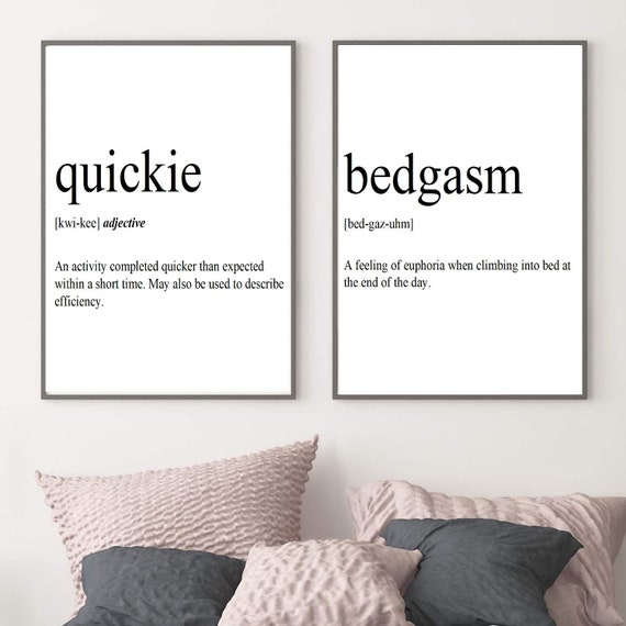 Funny Joke Definition Prints Set of 2 Home Prints Wall Art - Etsy