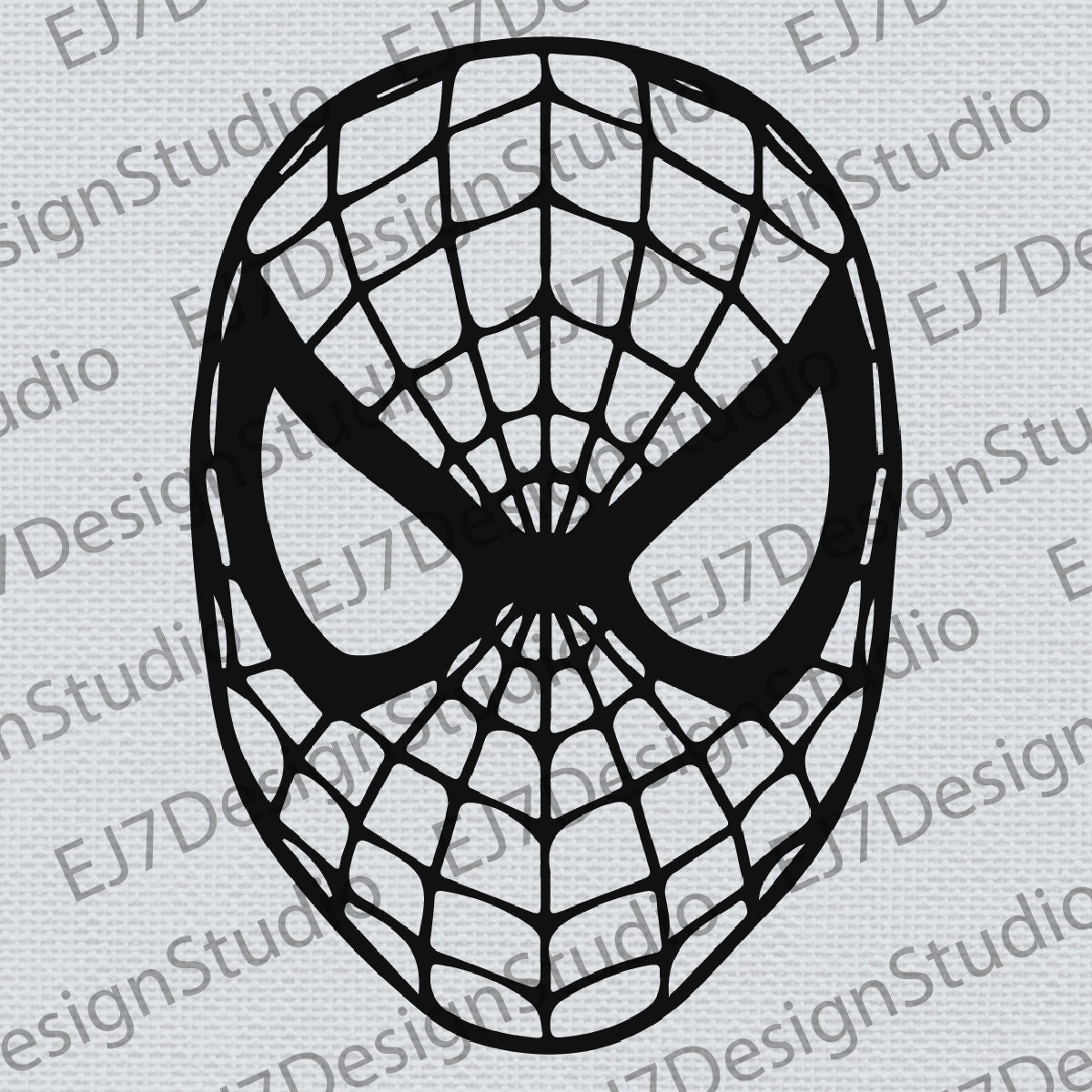 Spiderman Web Stencil
