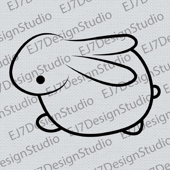 Cute Bunny Rabbit SVG PNG JPG for Cricut Laser Digital File | Etsy