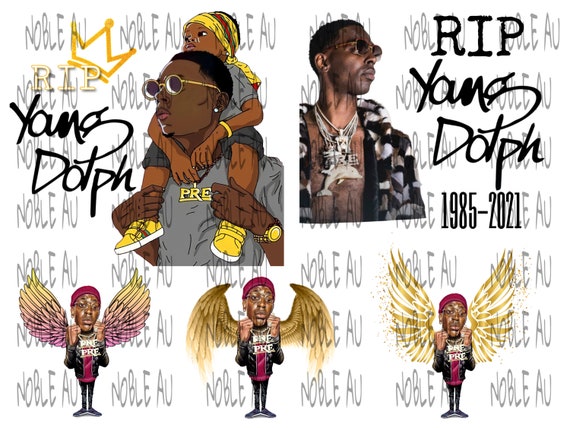 5 YOUNG DOLPH Png RIP Rapper Rest in Peace Sublimation | Etsy