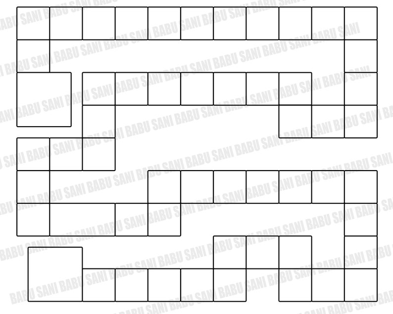 DIY Blank Game Board, Board Game Template, Kids Game Board, Adult Game ...