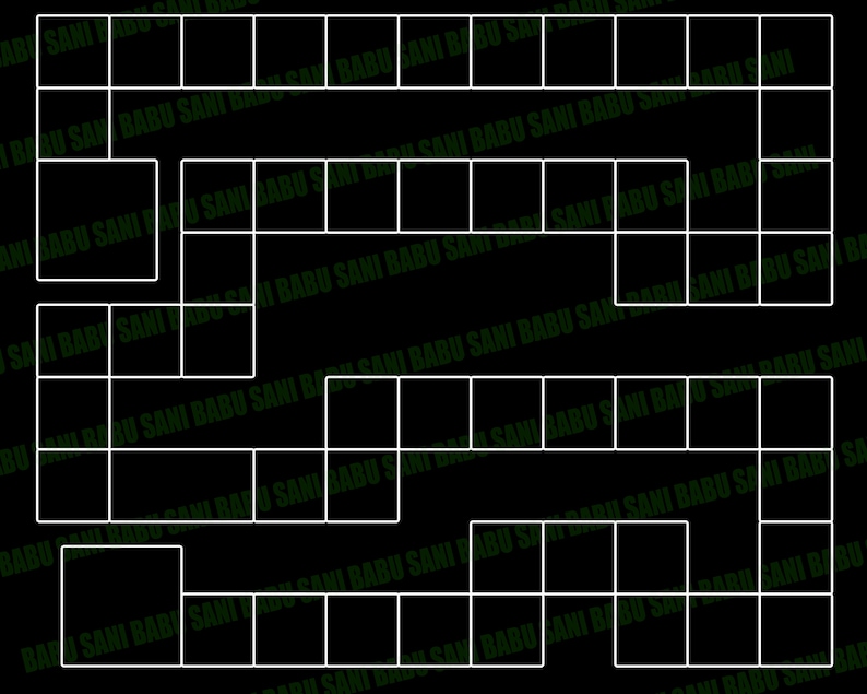 DIY Blank Board Game Template, Canva & Photoshop, PDF PNG (digital ...