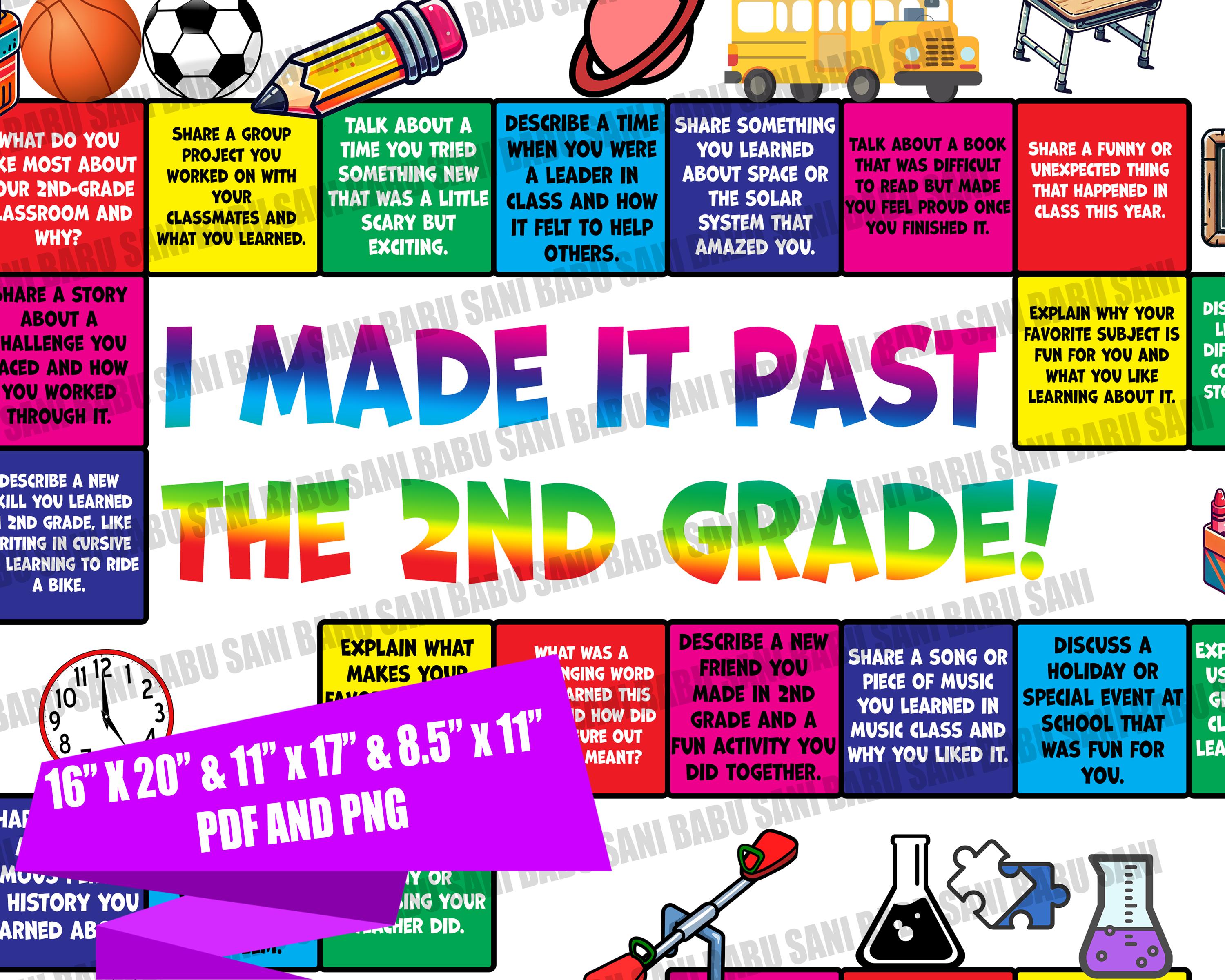 Printable Children's Board Game | I Made It Past the 2nd Grade ...