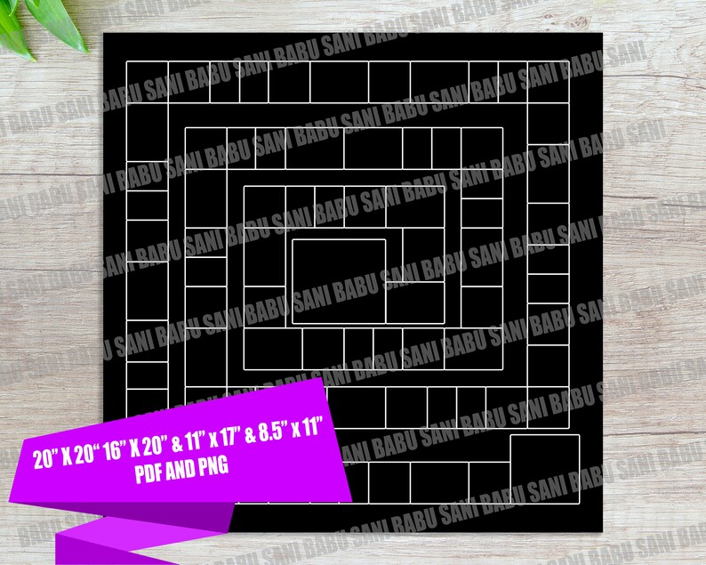 DIY Blank Game Board, Kids Game Board, Adult Game Board, Board Game ...