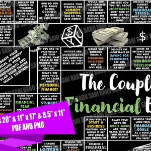 Couples Financial Board Game, Date Night Activity (digital Download) - Etsy