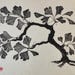 Japanese Bonsai Print, Ginkgo Biloba Bonsai, Gyotaku, Ginkgo Biloba ...