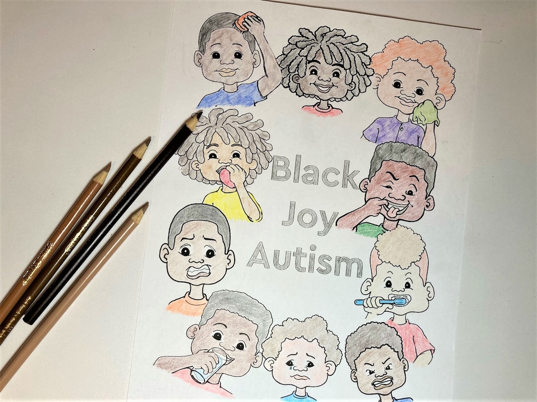 Boys-coloring Sheets-printable, Digital Download 12 Pages, PDF, Autism ...