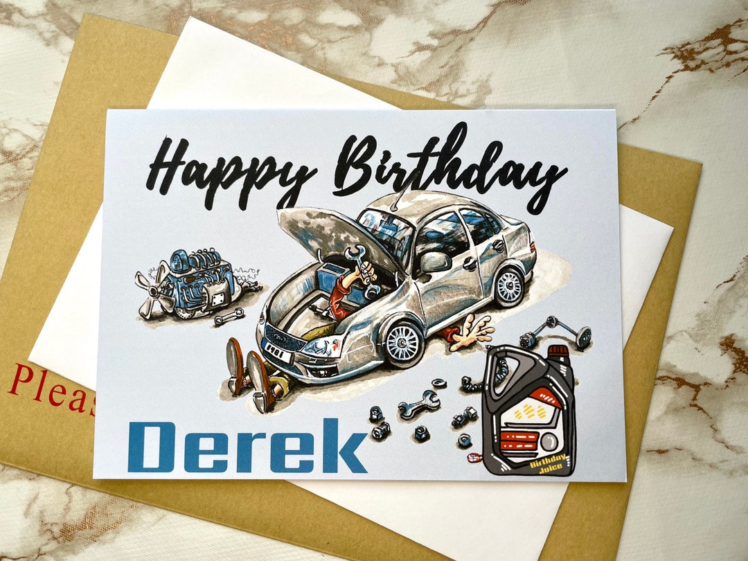 Personalized Birthday Card for Him, Funny Personalized Birthday Card ...